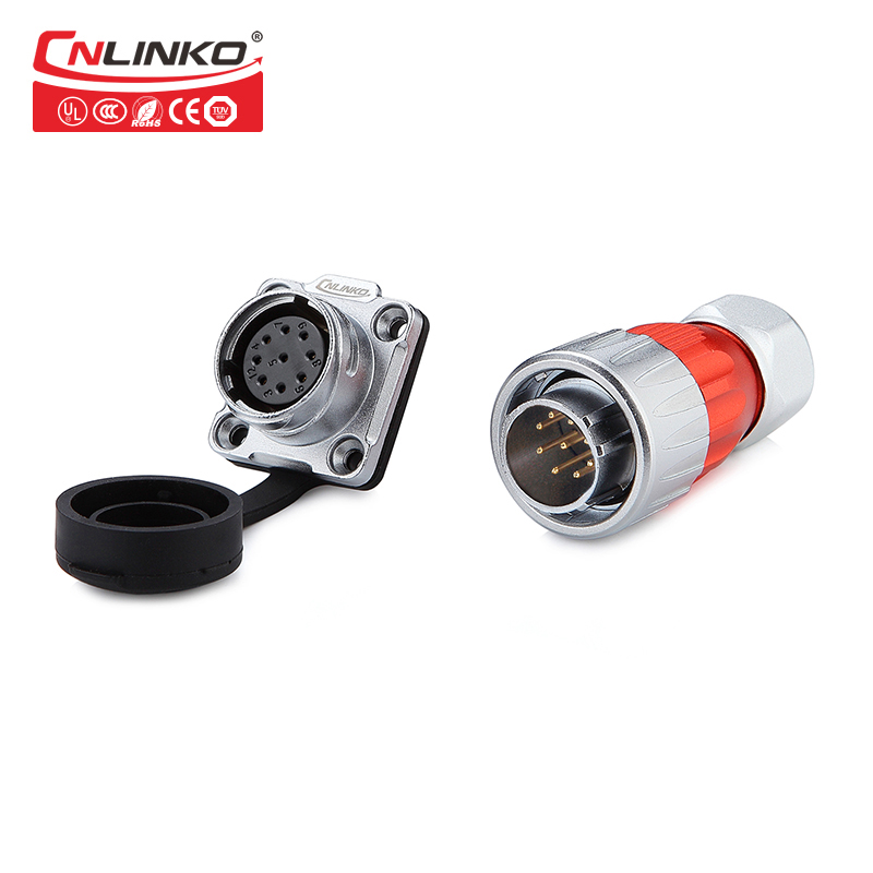 Industrial Connector Waterproof Round 9 Pin Connector