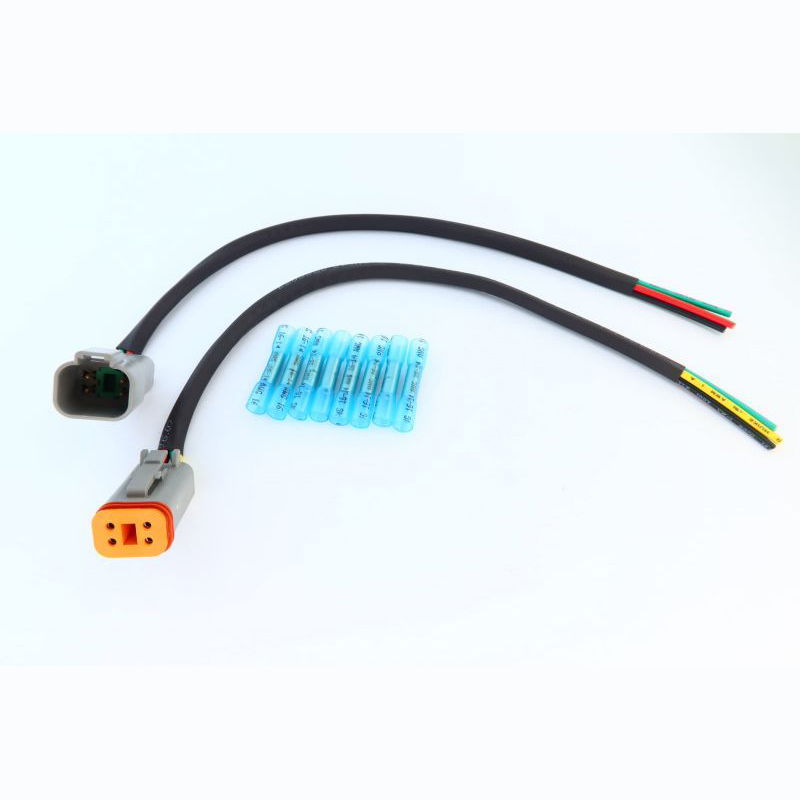 DT 4 Pin Connector Pigtail Cable Male and Female 1ft/30cm