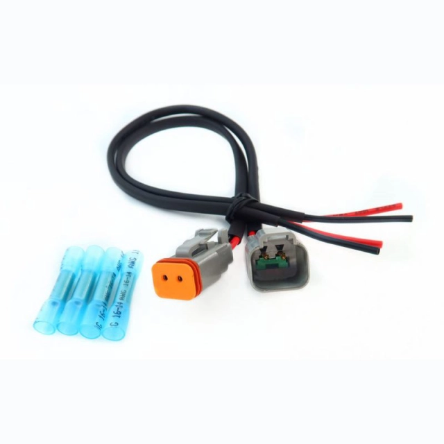 DT 2 Pin Connector Pigtail Cable Male and Female 1ft /30cm