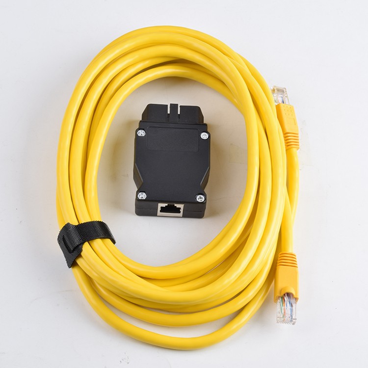 BMW ENET Cable OBD2 Interface Connector Network Crystal Head Interface