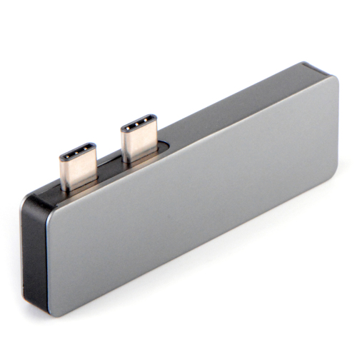 Mini Dual USB-C Docks With Pass-Through Function