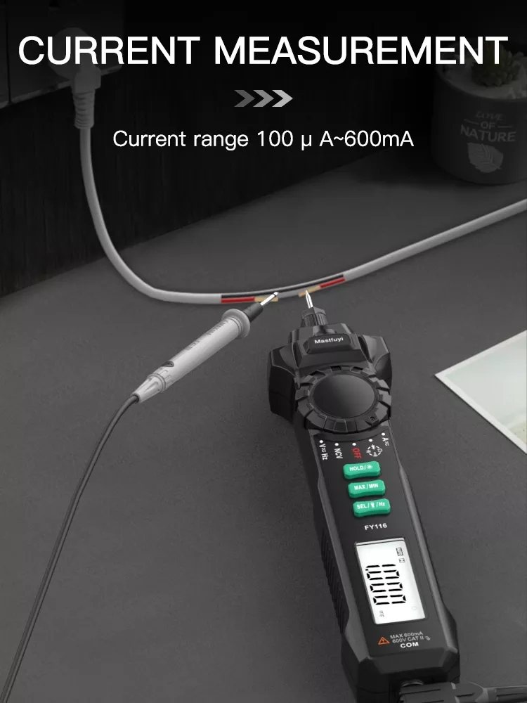 Digital Multimeter Non-Contact AC Voltage Detector Breakpoint Finder ...
