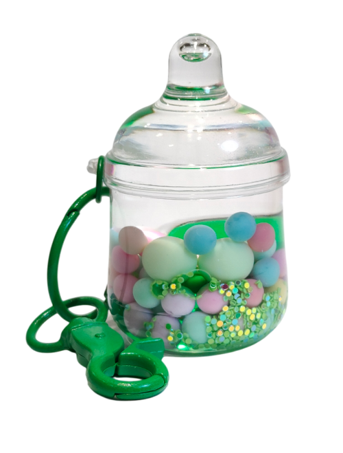 Floating keychain(Green jar)