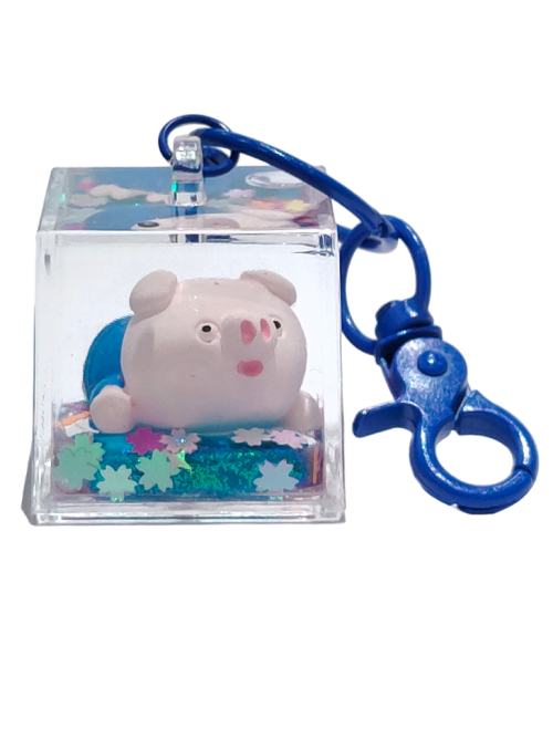 Floating keychain(pig)