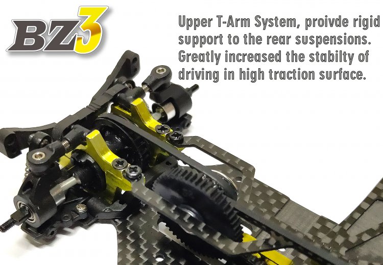Atomic BZ3 1/28 Belt Drive 4WD Touring Car Chassis Kit BZ3-KIT