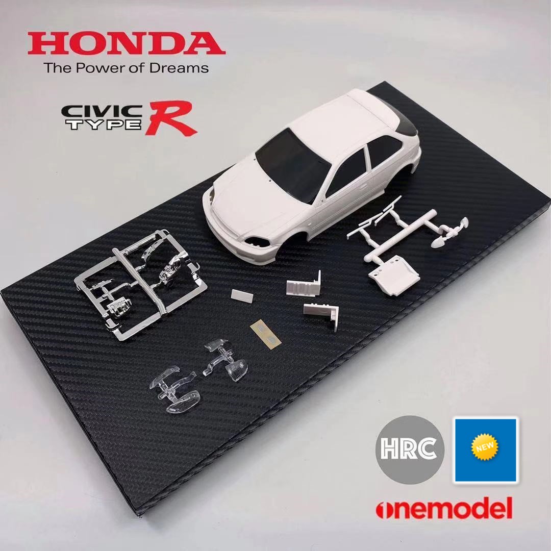 Honda Civic Type-R EK9 1/28 Mini-Z White Body Set