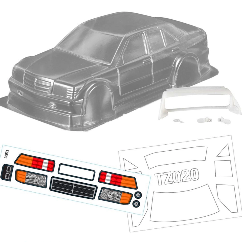 GT55racing 1/28 Mini-Z TZ020 190E Lexan Body 98MM,RC BODY