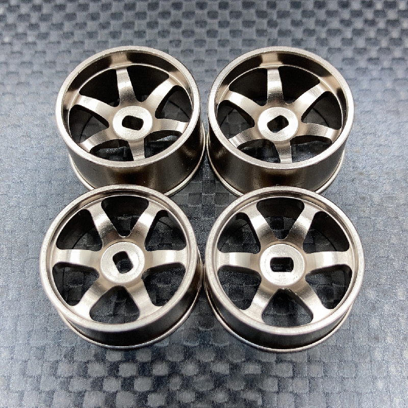 GT55racing CNC aluminum wheel silver (MX07)
