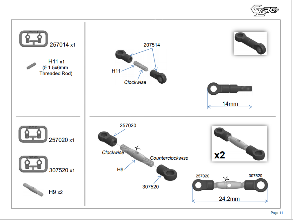 GL racing GLR-GT 1/28 RWD Chassis - W/O RX GL-GT-001-KSET (MINI-Z)