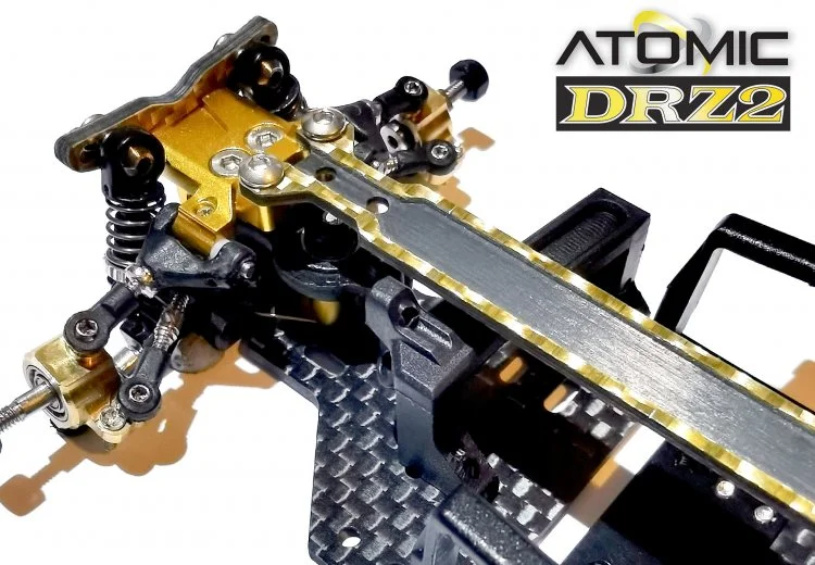 Atomic 1/28 DRZV2 RWD Drift Car Kit w/ Gyro Servo ESC,RC Car Kit