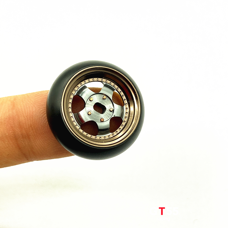 1/28 MINI-Z AWD Five High Simulation Aluminum Alloy Wheels (OD 20MM ...