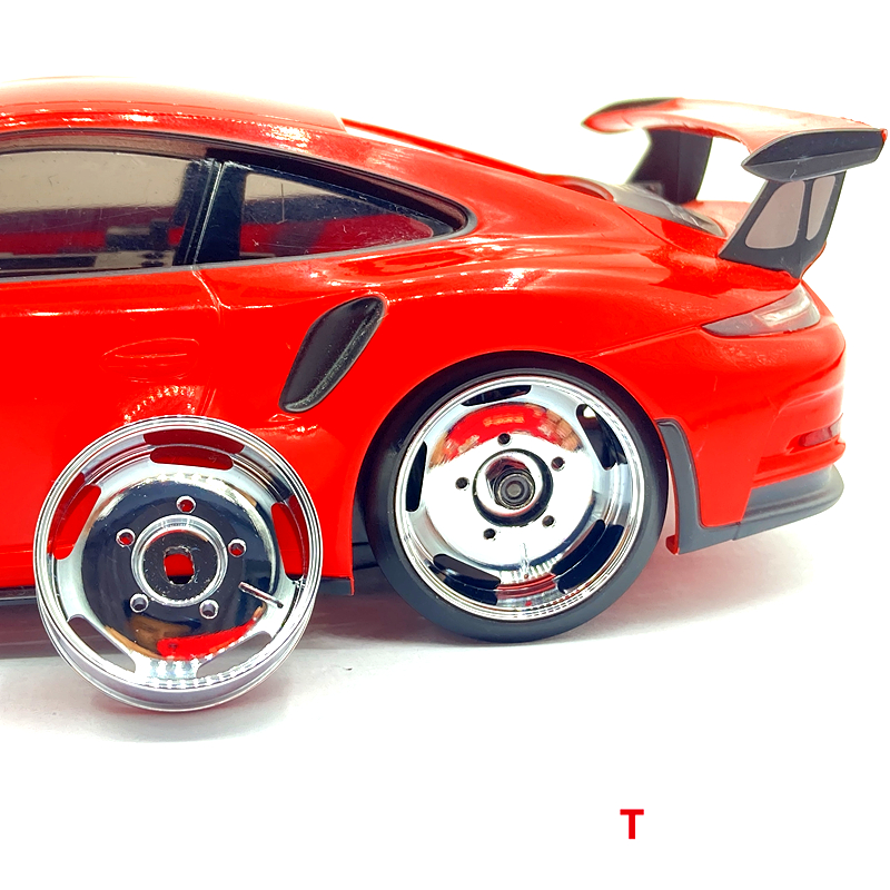 1/24 1/28 MINI-Z AWD Silver-plated Aluminum Alloy Wheels (Diameter 22mm ...