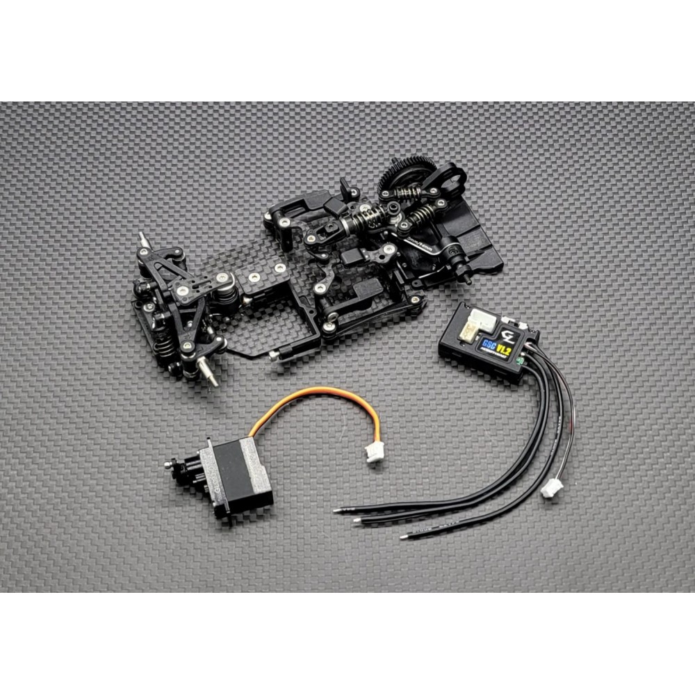 GL Racing GLR-GT 1/28 RWD Chassis - W/O RX-(90MM) #GL-GT-001-KSET-90MM