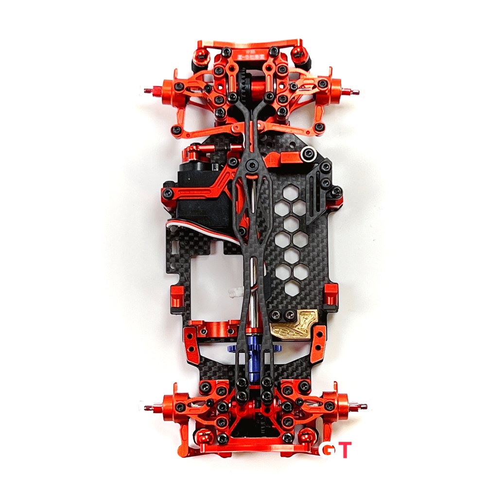 ZERO-Z DZ01 AWD Chassis Red Finished Version (racing and drifting ...