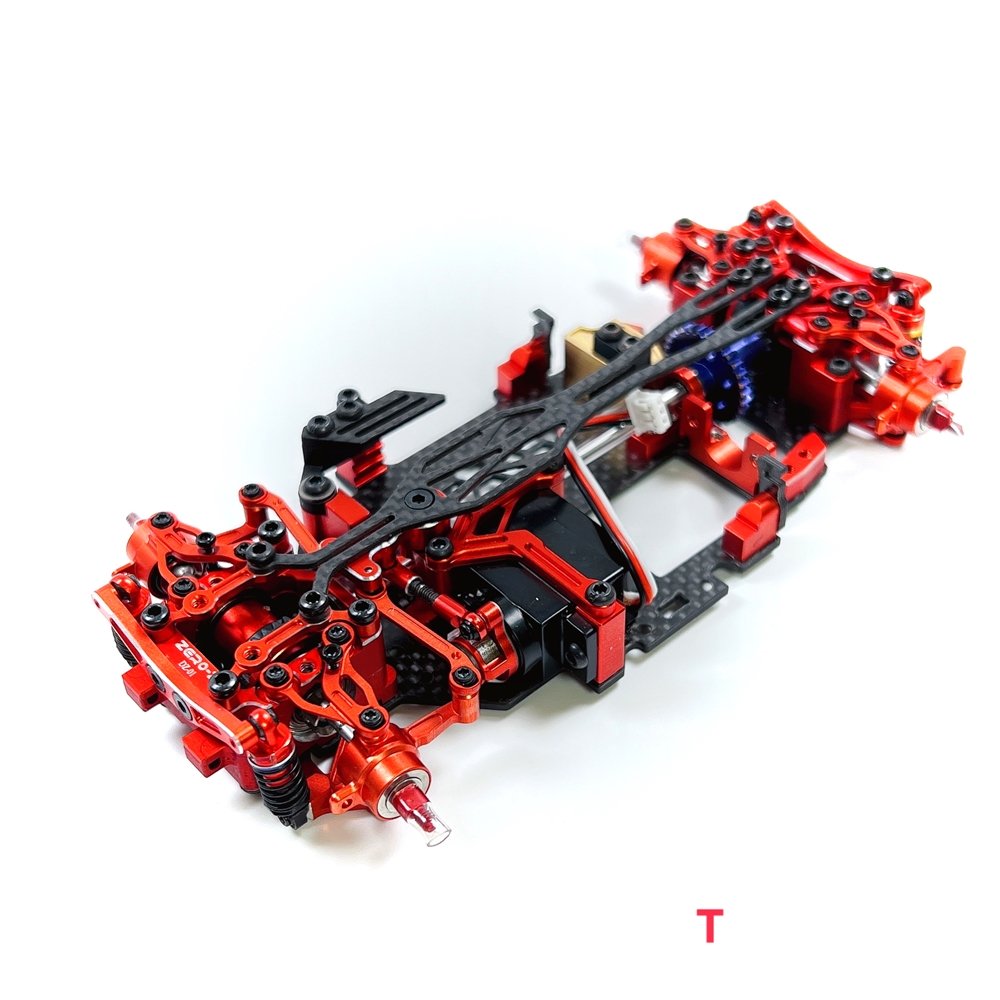ZERO-Z DZ01 AWD Chassis Red Finished Version (racing and drifting ...