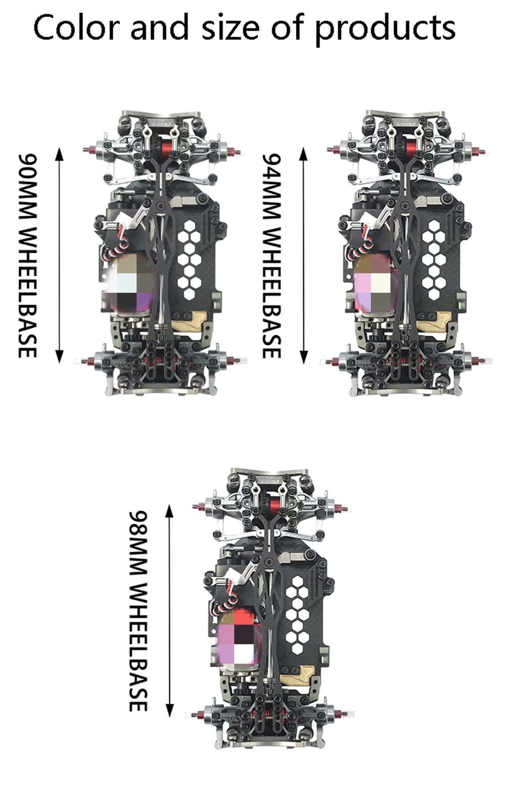 ZERO-Z DZ01 AWD Chassis Grey Finished Version (racing and drifting ...