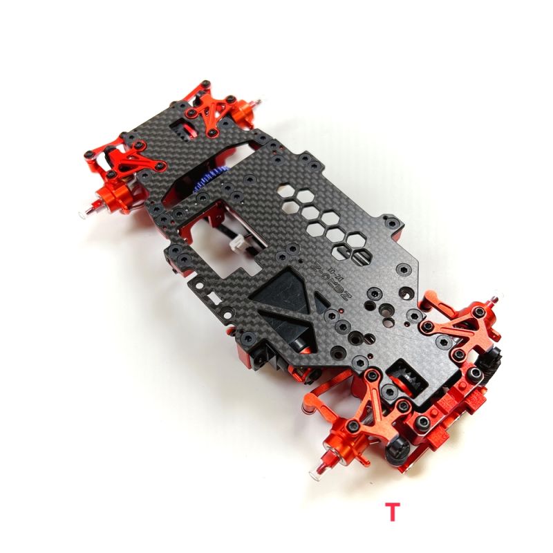 ZERO-Z DZ01 AWD Chassis Red Finished Version (racing and drifting ...