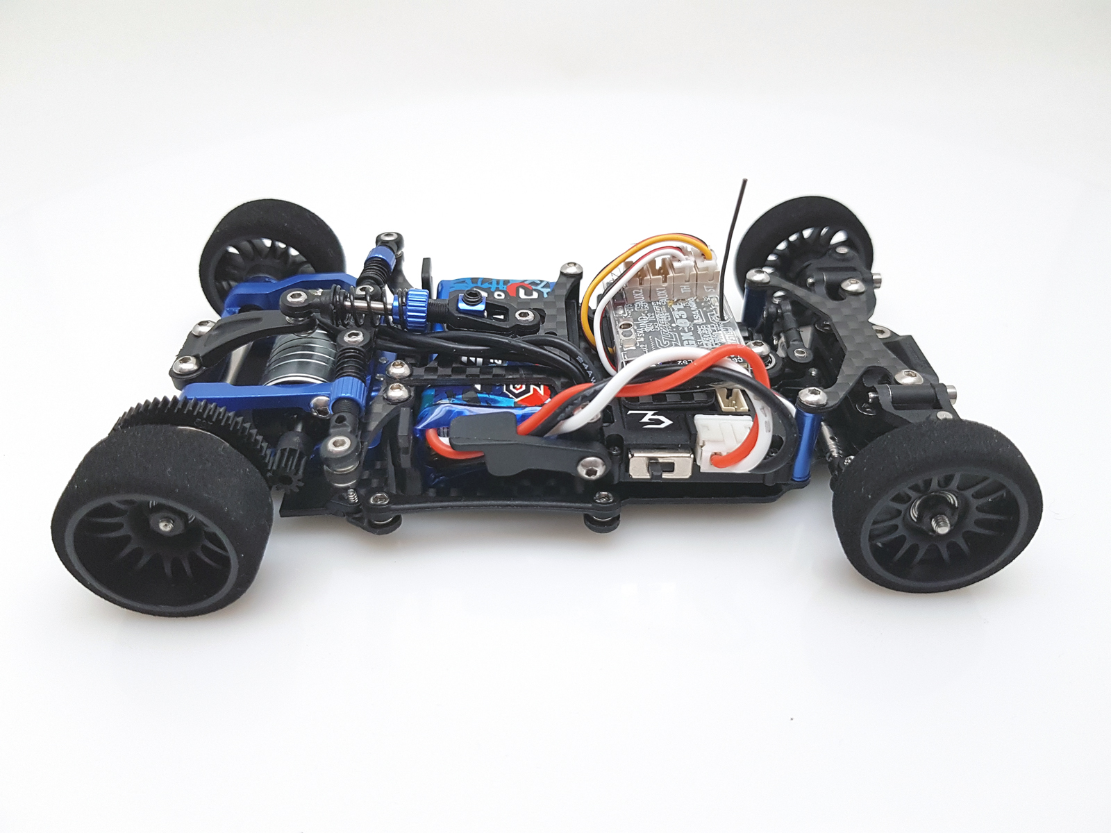 GL Racing GLR 1/27 RWD Chassis - W/O RX #GLR-001-KSET