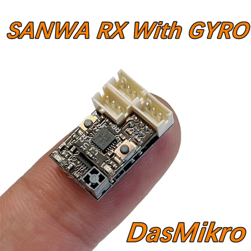 GT55Racing SANWA FH4 NANO 4CH TOWER ANTENNA GYRO RECEIVER #DSK-502