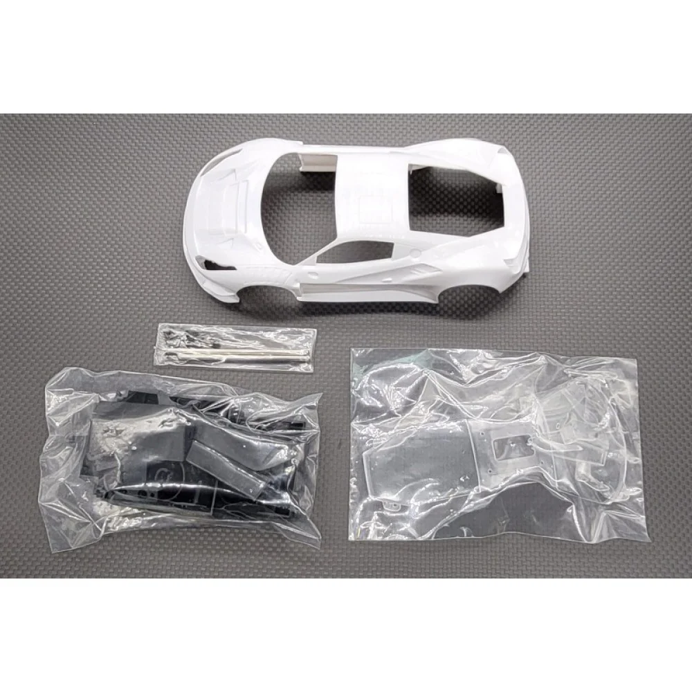 GL RACING GL 488-GT3 White Body Kit Set For MINI-Z #GL-488-GT3-K01