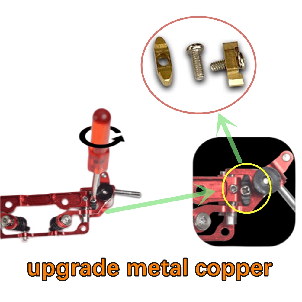 NX-140 Nexx Racing CNC Brass Caster Bar For NEXX V-Line