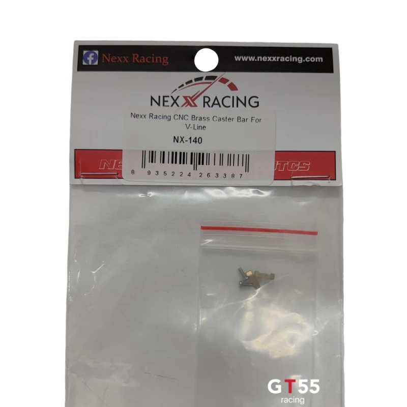 NX-140 Nexx Racing CNC Brass Caster Bar For NEXX V-Line