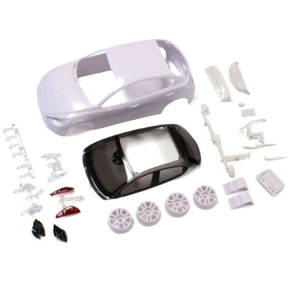 KYOSHO MINI-Z MAZDA Demio XD White Body Set(w/Wheels) MZN188