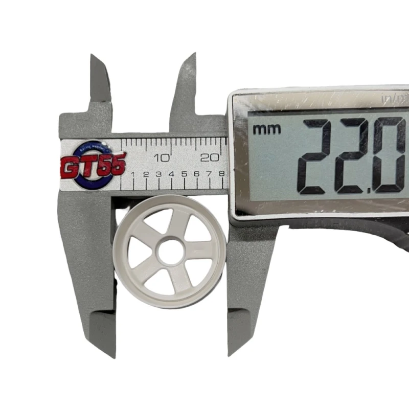 BM RACING BMR-X 22MM OFFSET CHANGEABLE 5 SPOKE RIM 2 PCS WHITE BMRX026-1W