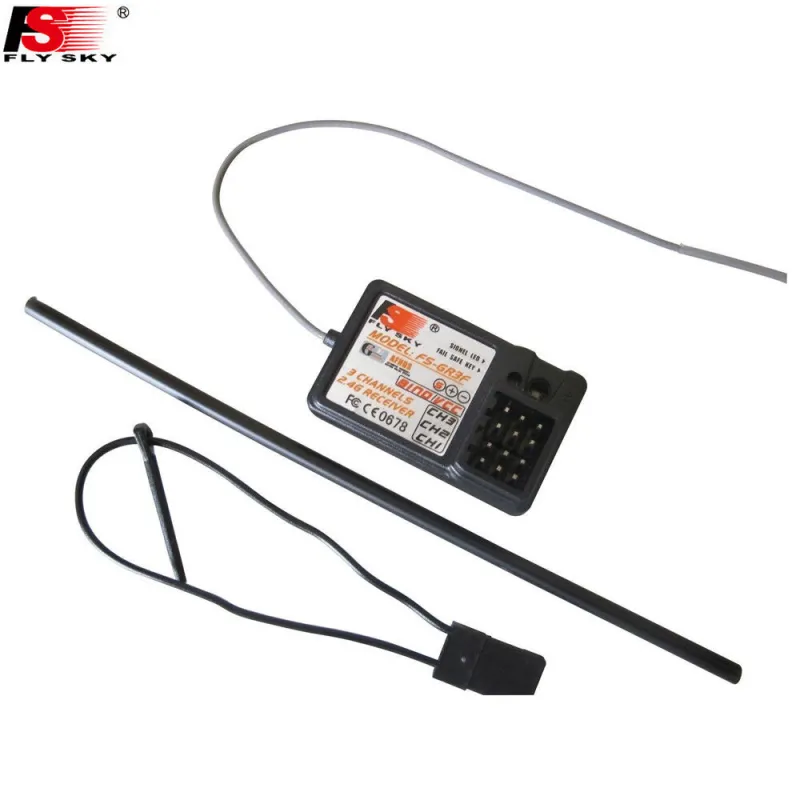 Flysky FS-GR3F 3CH AFHDS Receiver for FS-GT3C T6 FS-IT4S GT2B GT2F ...