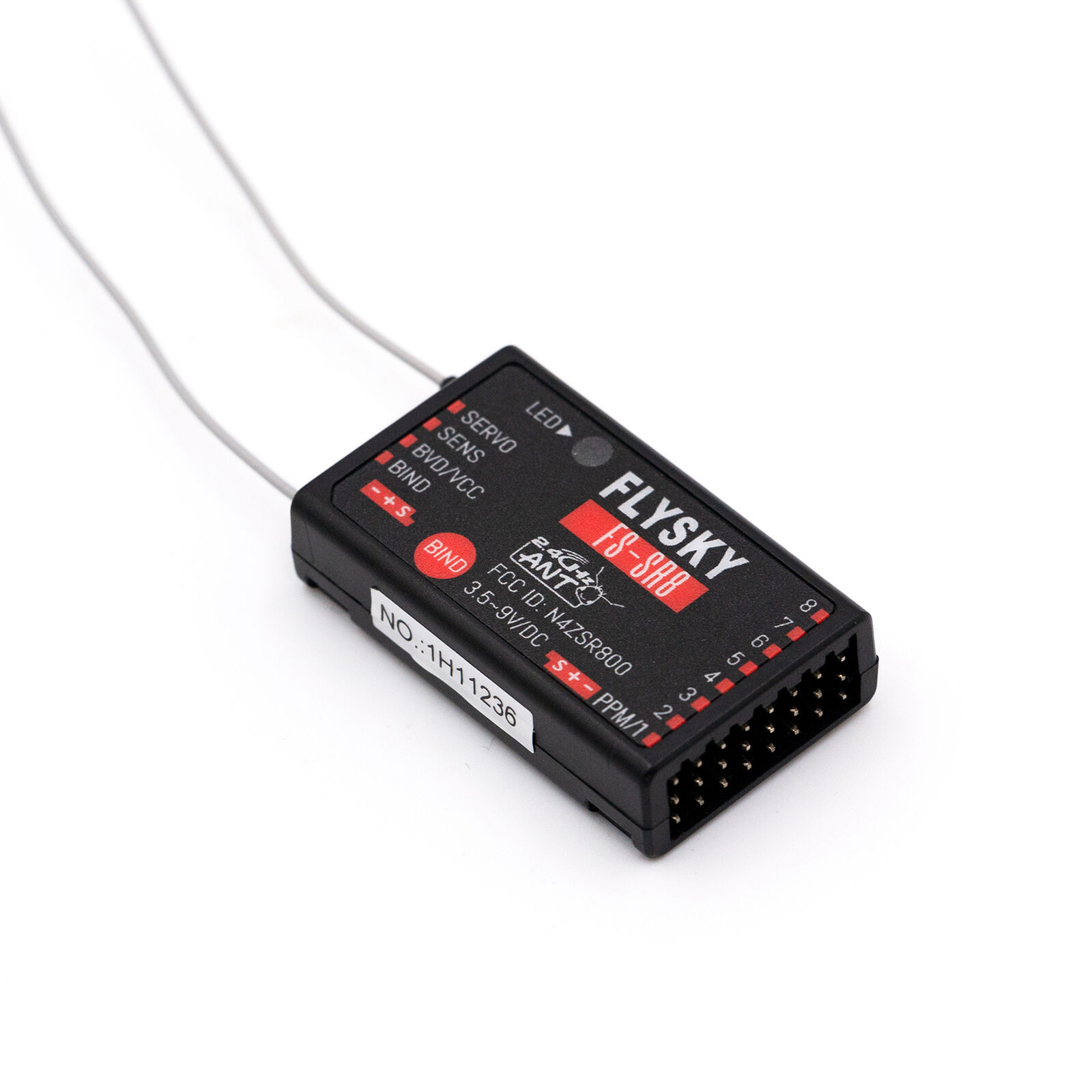 FLYSKY FS-SR8 Receiver ANT 2.4G Protocol For FS-G7P FS-G4P FS-ST8 FS-SR8