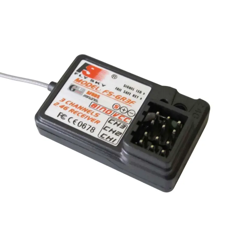 Flysky FS-GR3F 3CH AFHDS Receiver for FS-GT3C T6 FS-IT4S GT2B GT2F ...