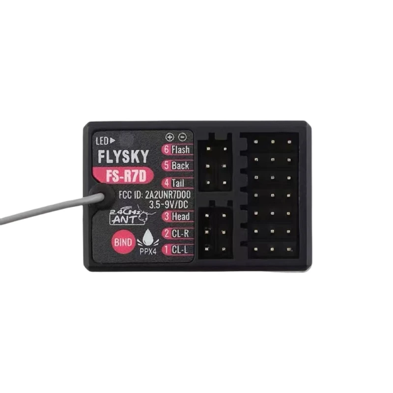 Flysky FS-R7D 2.4GHz 7-Channel ANT Receiver Remote Controller For FS-G7P FS-G4P FS-ST8 FS-R7D