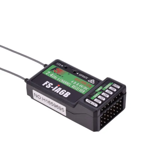 FLYSKY FS-iA6B 2.4G 6CH AFHDS 2A Receiver for FLYSKY FS-i10 RC Transmitter FS-iA6B