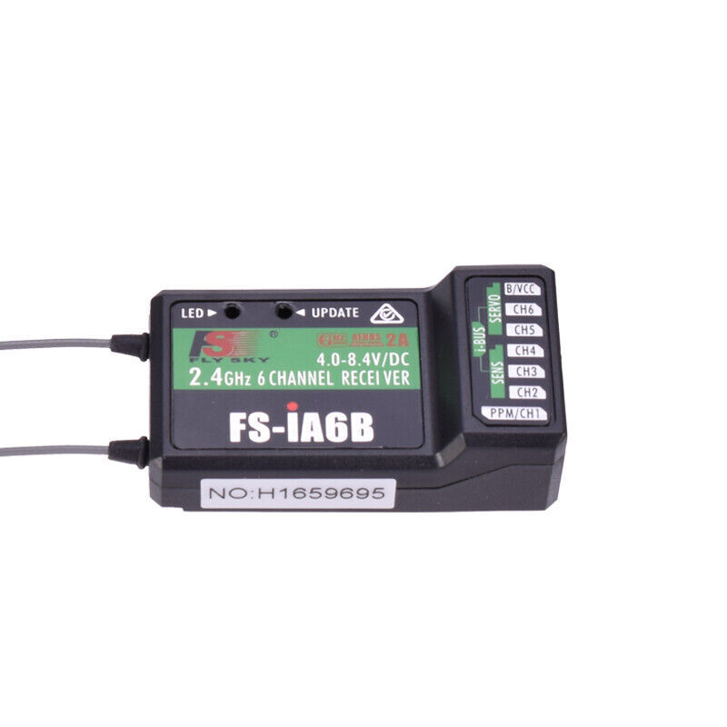 FLYSKY FS-iA6B 2.4G 6CH AFHDS 2A Receiver for FLYSKY FS-i10 RC ...