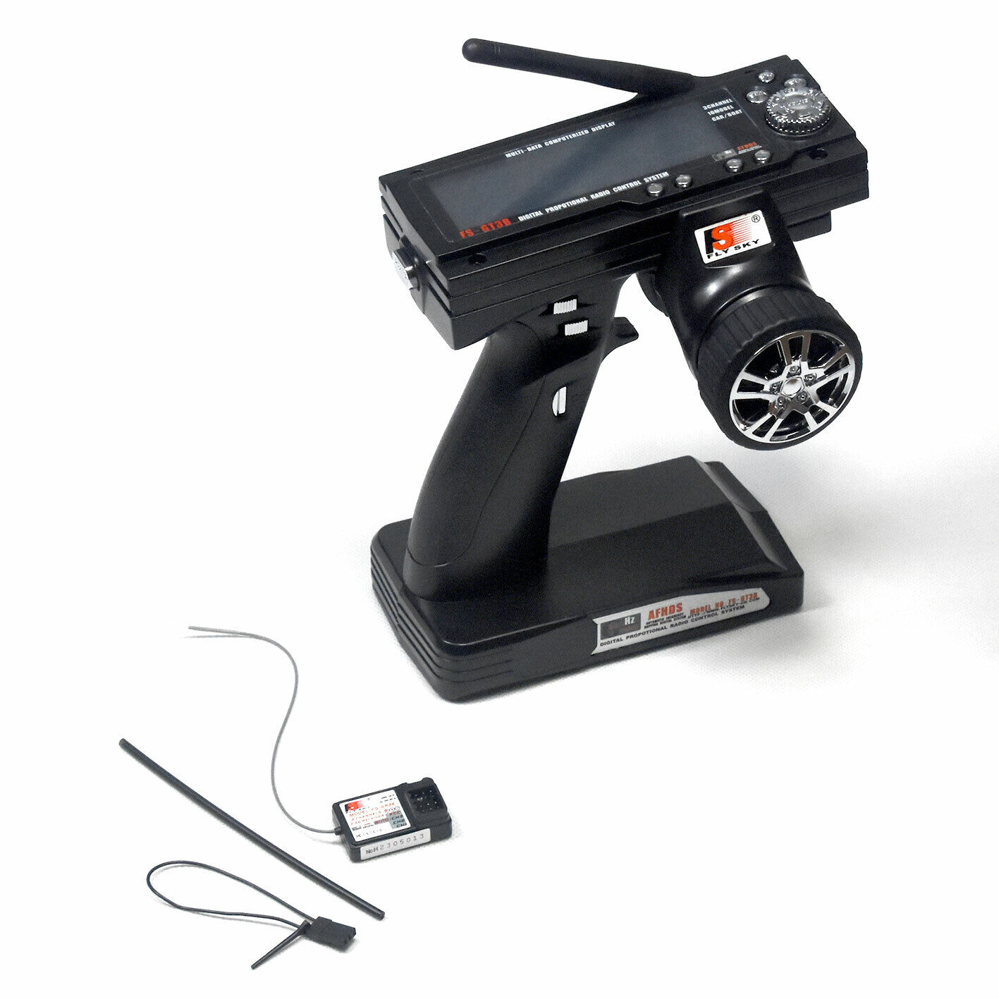 Flysky FS-GT3B Radio Transmitter Receiver 2.4Ghz 3-Channel