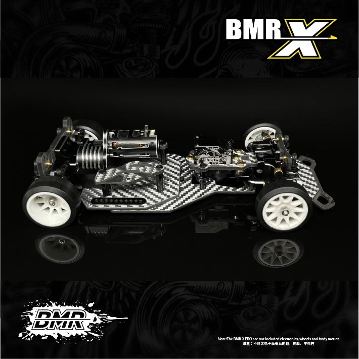 BM RACING 1/24 BMR-X PRO RWD RC Drift Chassis ( not included wheels ...