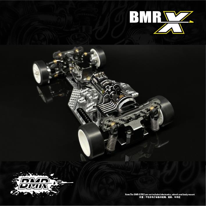 BM RACING 1/24 BMR-X PRO RWD RC Drift Chassis ( not included wheels ...
