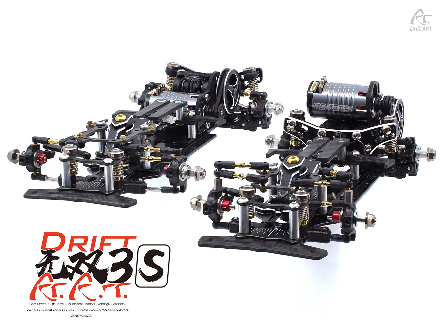 Drift ART DA3S New Generation Mini RWD Drift Chassis KIT (Without Motor ...
