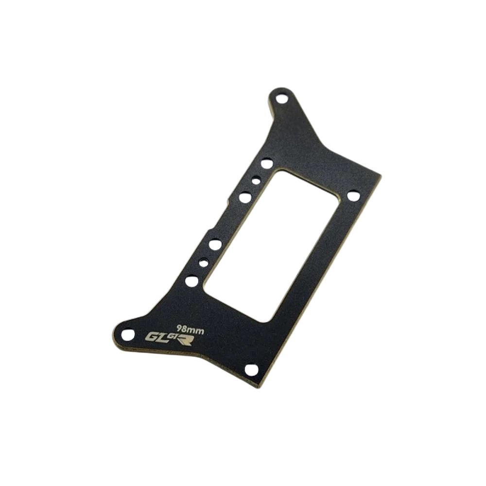 GL Racing GTR Motor Mount Brass Plate (Rear 98mm) GL-GTR-OP-011