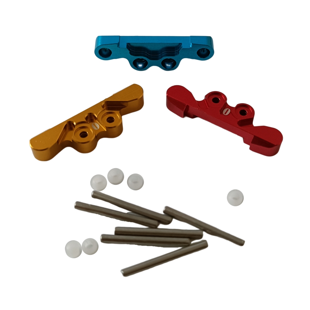 ALUMINUM FRONT SUSPENSION MOUNT TOE IN 0-DEG FOR KYOSHO MINI-Z BUGGY MB ...