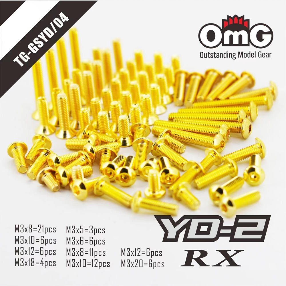 Golden Screw Kit for YD-2/RX TG-GSYD-04