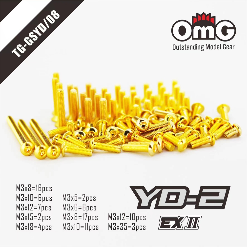 Golden Screw Kit for YD-2/EX2 TG-GSYD-08