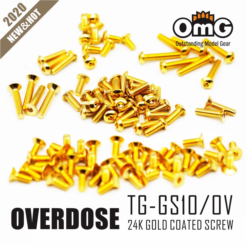 Golden Screw Kit For Overdose Galm TG-GS10/OV
