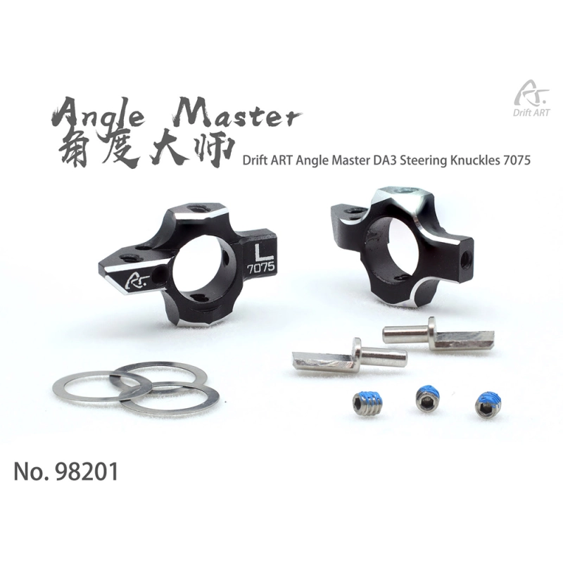 Drift ART Angle Master DA3 Steering Knuckles 7075 For DA3 Only 98201
