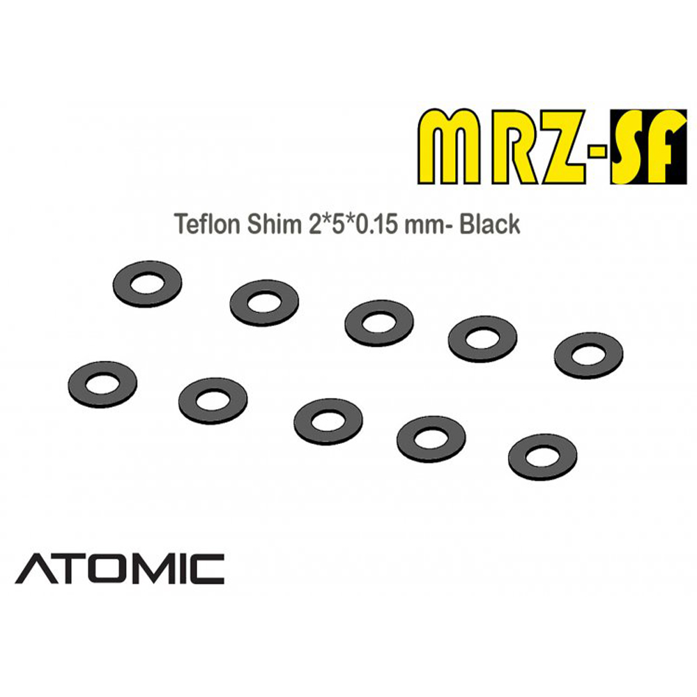 ATOMIC MRZ SF KNUCKLE TEFLON SHIM 2*5*0.15 MM (10 PCS) MRZSF-06