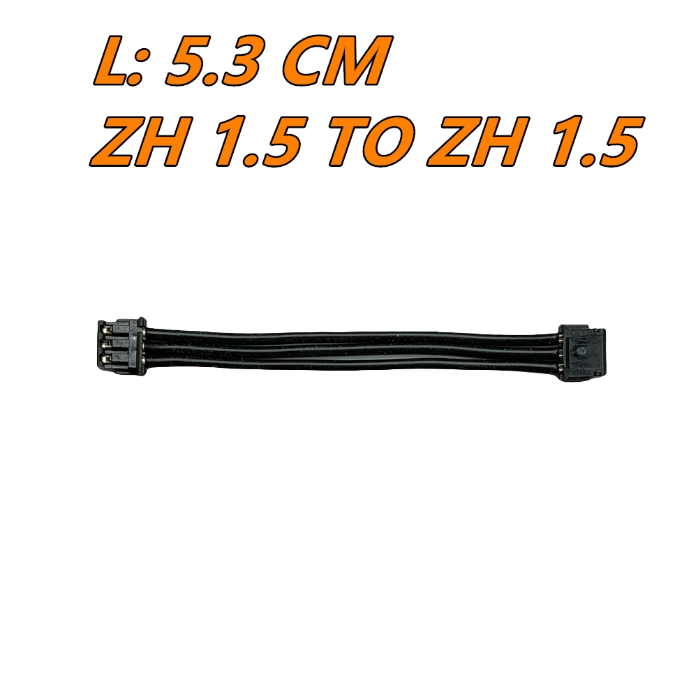 GT55 Racing 3P ZH1.5 Plug to ZH1.5 Receiver ESC Cable Connector 5.3CM ...