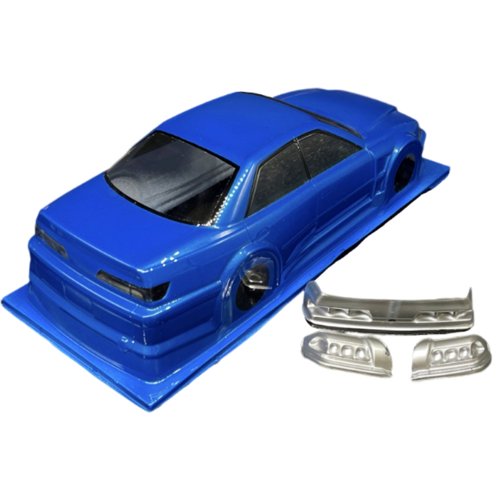 BM Racing 1/24 JZX Painted Body Shell (Metallic Blue) BM-B-JZXB
