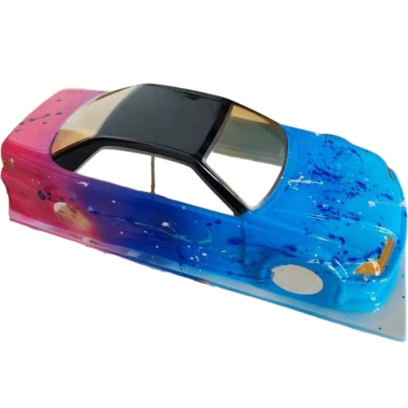 BM Racing 1/24 JZX Painted Body Shell (Gradient Pink & blue) BM-B-JZXP/B