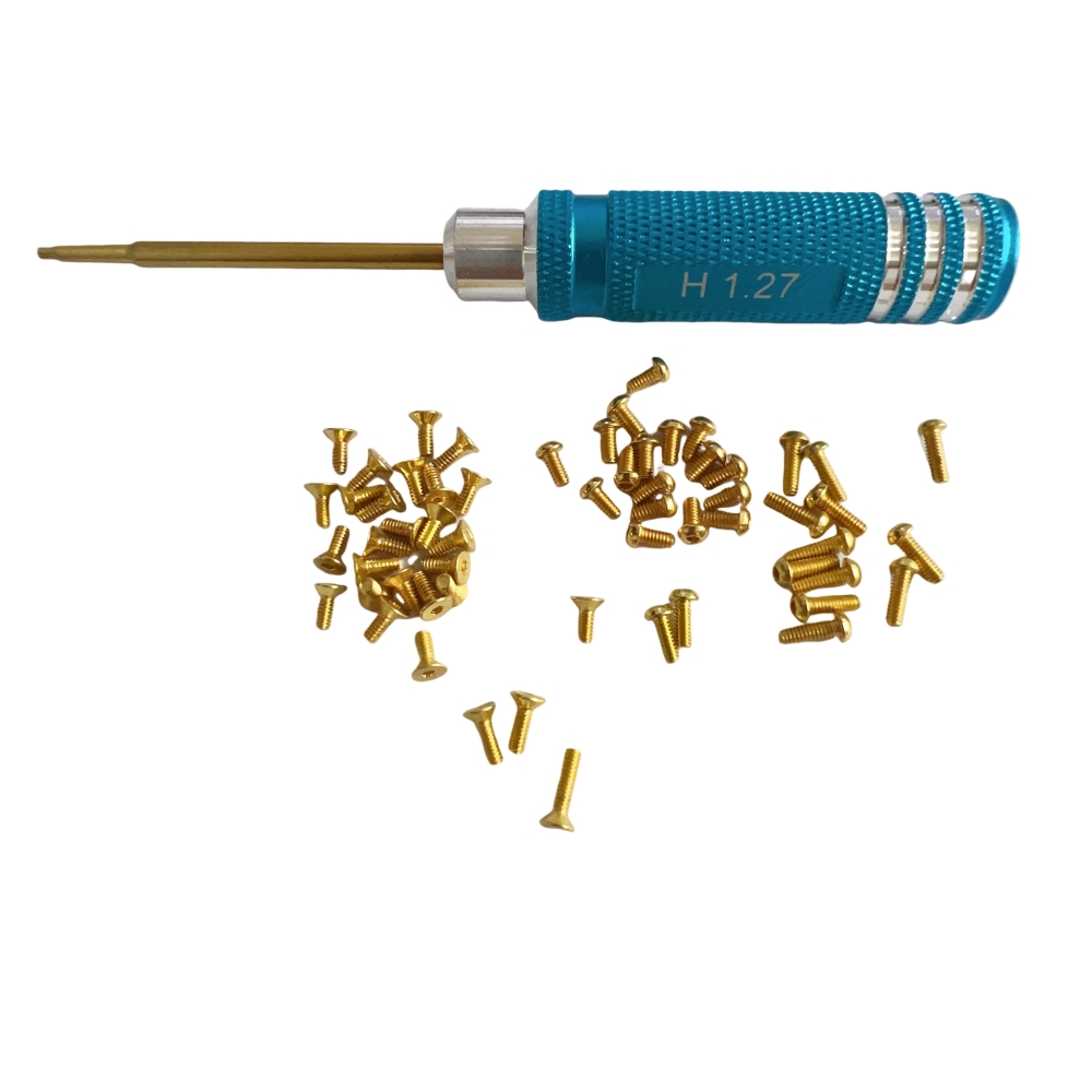 GT55 Racing BMR-X PRO M2 Screw Set Gold