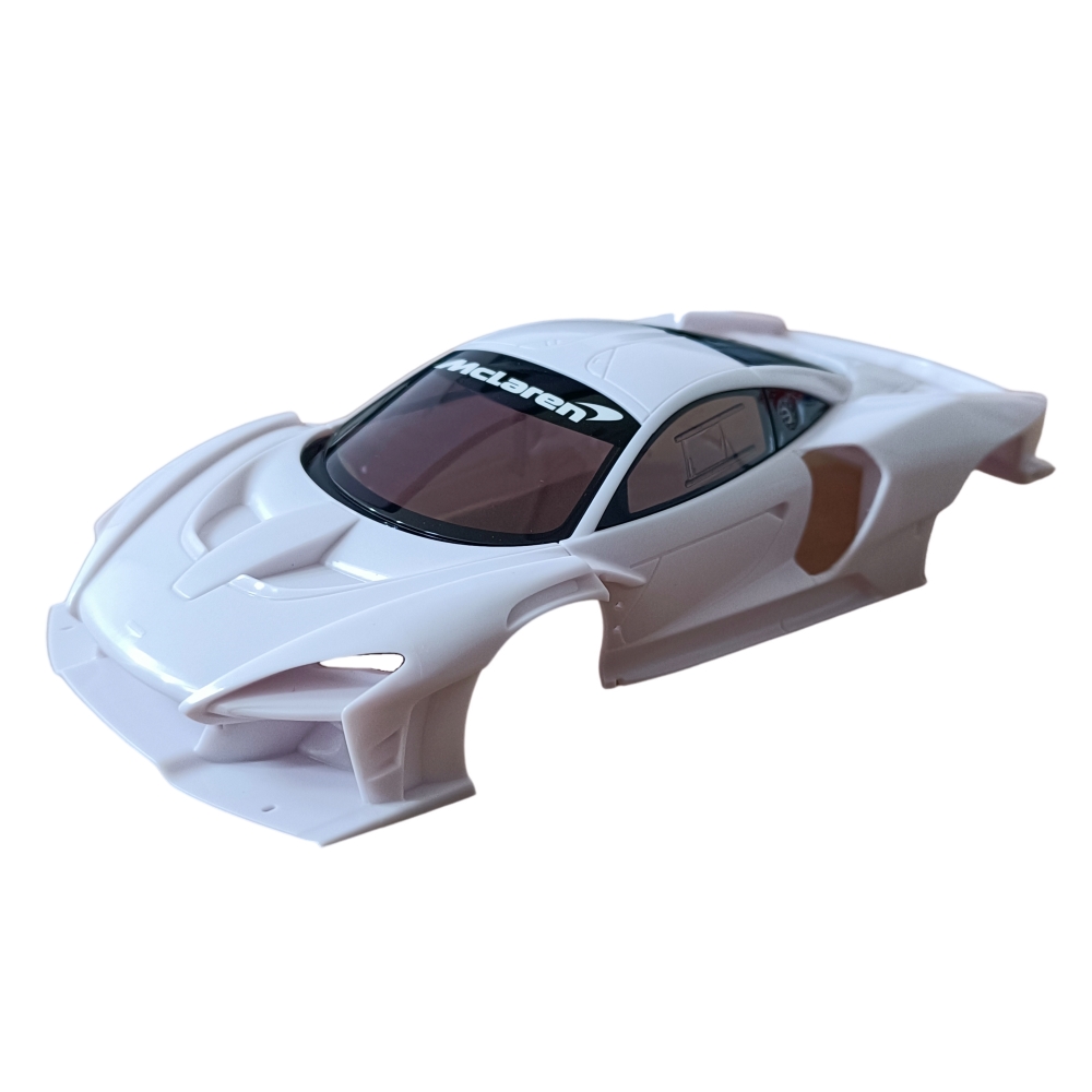 KYOSHO MINIZ McLaren Senna GTR White Body Set W/Wheels MZN208
